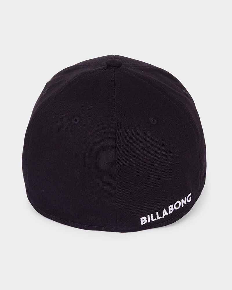 BILLABONG MENS ALL DAY STRETCH CAP - BLACK/ WHITE - - BILLABONG MENS S19