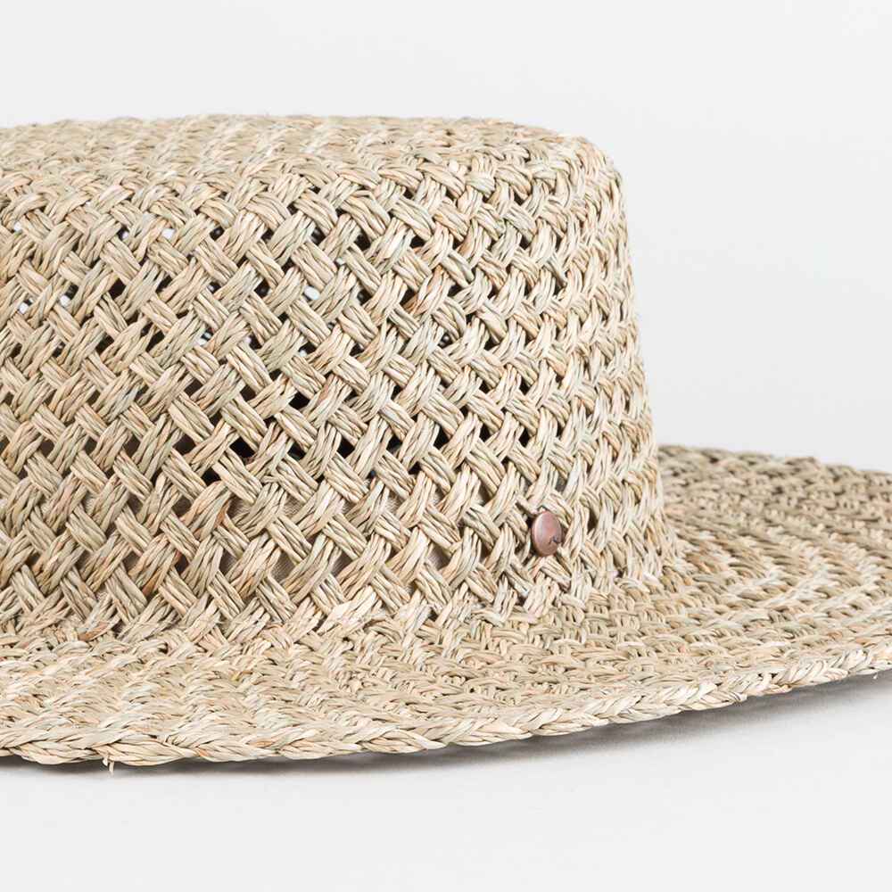 RUSTY LADIES KAIA STRAW HAT - NATURAL - Womens-Accessories : Sequence ...