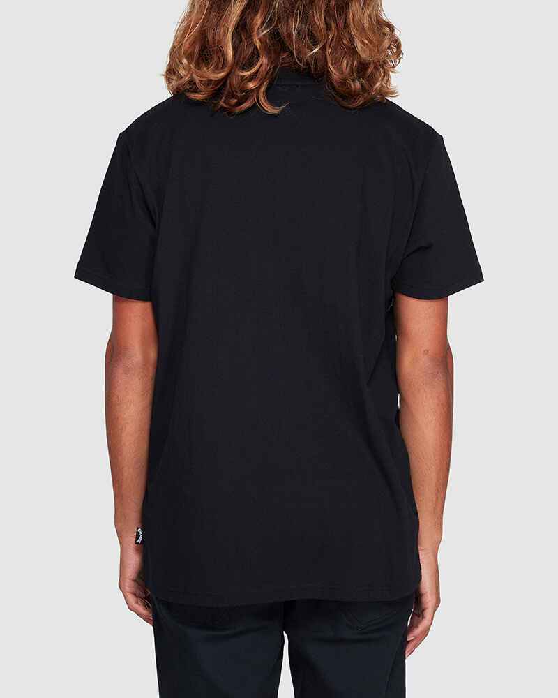 BILLABONG MENS BANDED DIE CUT TEE - BLACK - Mens-Tops : Sequence Surf ...