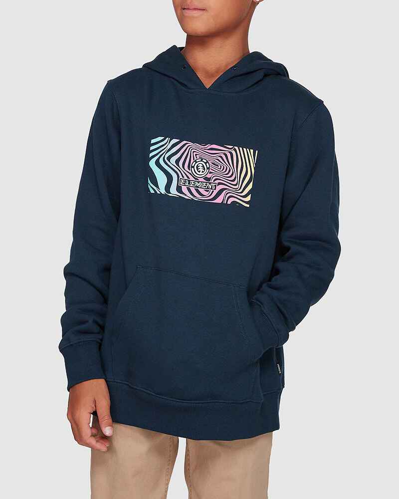 ELEMENT BOYS WARPED POPTOP HOOD - NAVY - Youth -Boys Tee's : Sequence ...