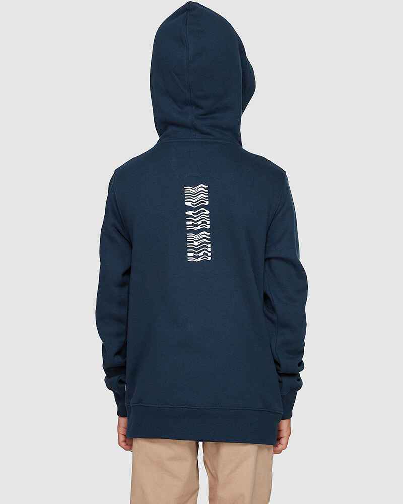 ELEMENT BOYS WARPED POPTOP HOOD - NAVY - Youth -Boys Tee's : Sequence ...