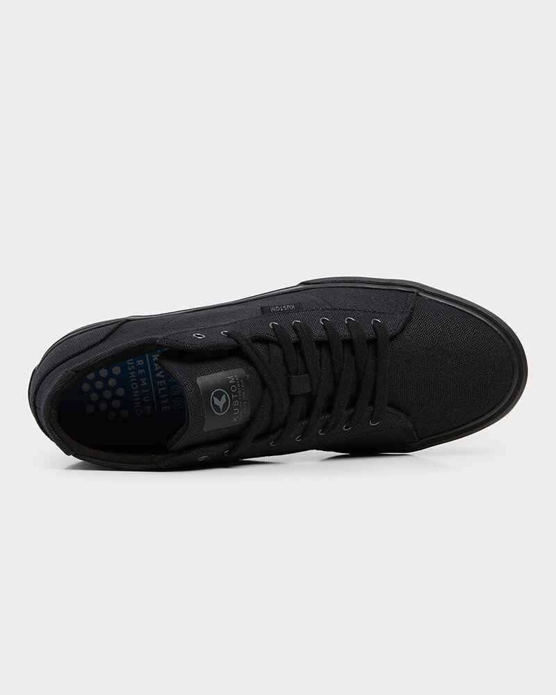KUSTOM TOWNSEND SHOE - ALL BLACK - Footwear-Shoes : Sequence Surf Shop ...