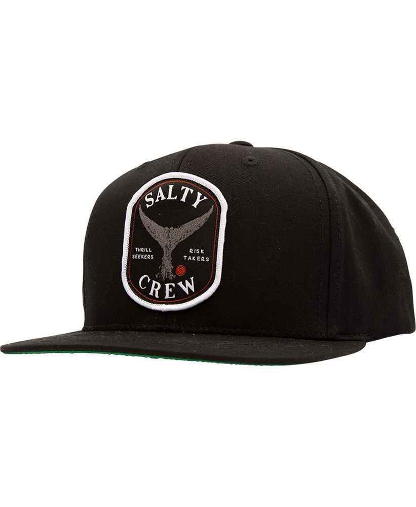 SALTY CREW FISHSTONE 5 PANEL CAP - BLACK - - SALTY CREW W20