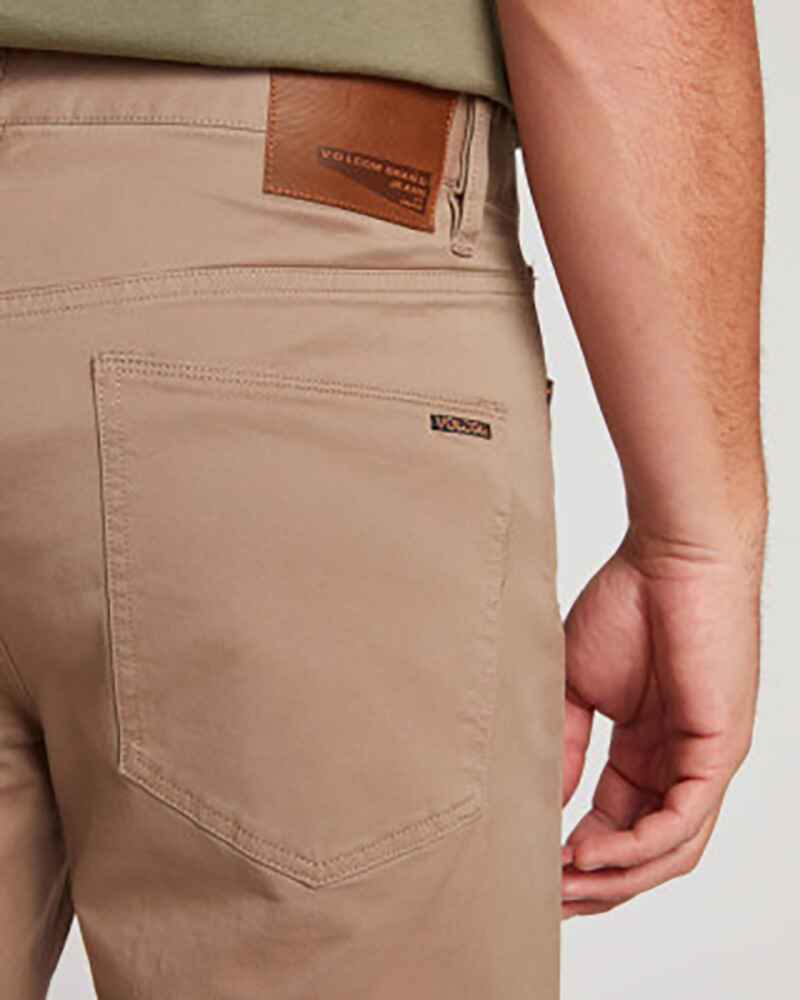 VOLCOM MENS SOLVER LITE 5 POCKET PANT - BEIGE - Mens-Bottoms : Sequence ...