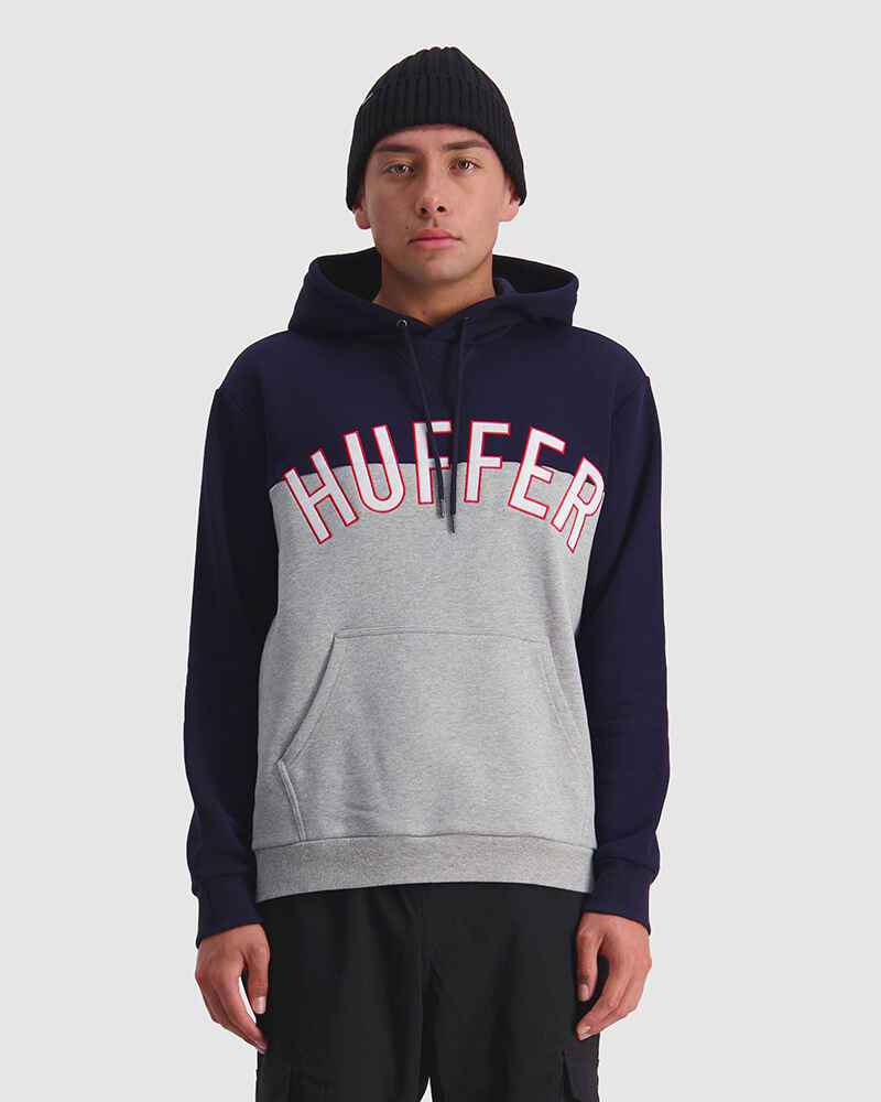 HUFFER MENS VAULT TRUE HOOD - NAVY - Mens-Tops : Sequence Surf Shop ...