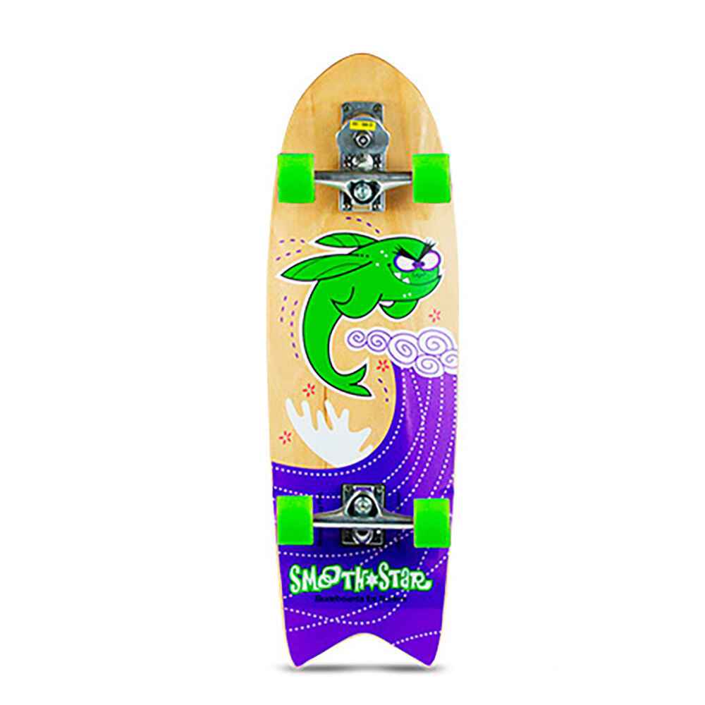 SMOOTHSTAR 32' FLYING FISH - GREEN - Skate-Completes : Sequence Surf ...