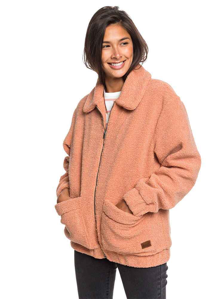 ROXY LADIES OFFSHORE BREEZE SHERPA - CAFE CREME - Womens-Top : Sequence ...