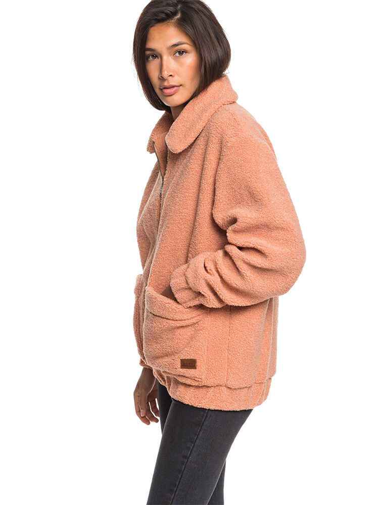 ROXY LADIES OFFSHORE BREEZE SHERPA - CAFE CREME - Womens-Top : Sequence ...