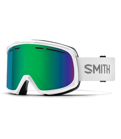 SMITH RANGE GOGGLES - WHITE / GREEN SOL-X MIRROR - Mens-Snow : Sequence ...