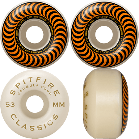 SPITFIRE WHEELS - OG CLASSIC 99 WHITE 53MM - Skate-Trucks : Sequence ...