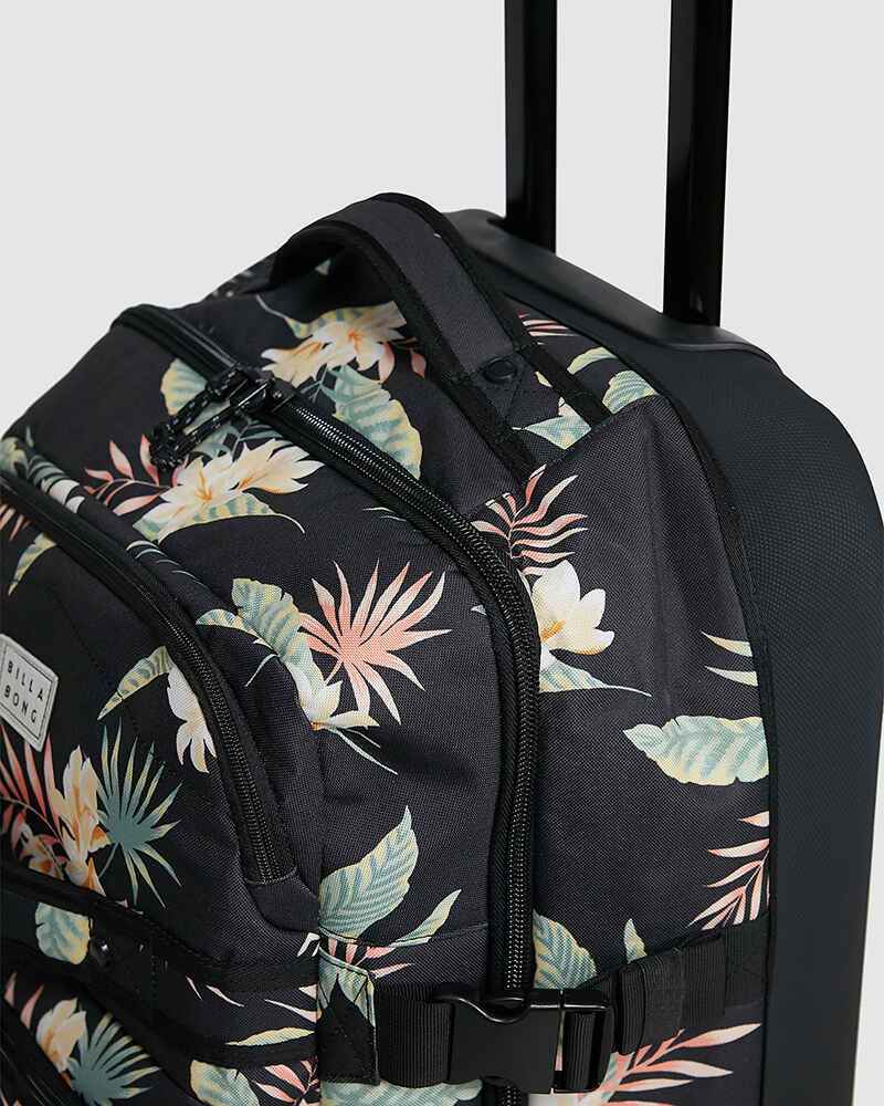 BILLABONG LADIES KEEP IT ROLLING TRAVEL BAG - BLACK / GREEN - Womens ...