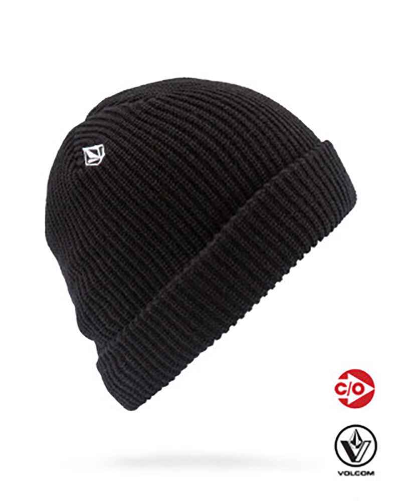 VOLCOM MENS FULL STONE BEANIE - BLACK - - VOLCOM W20