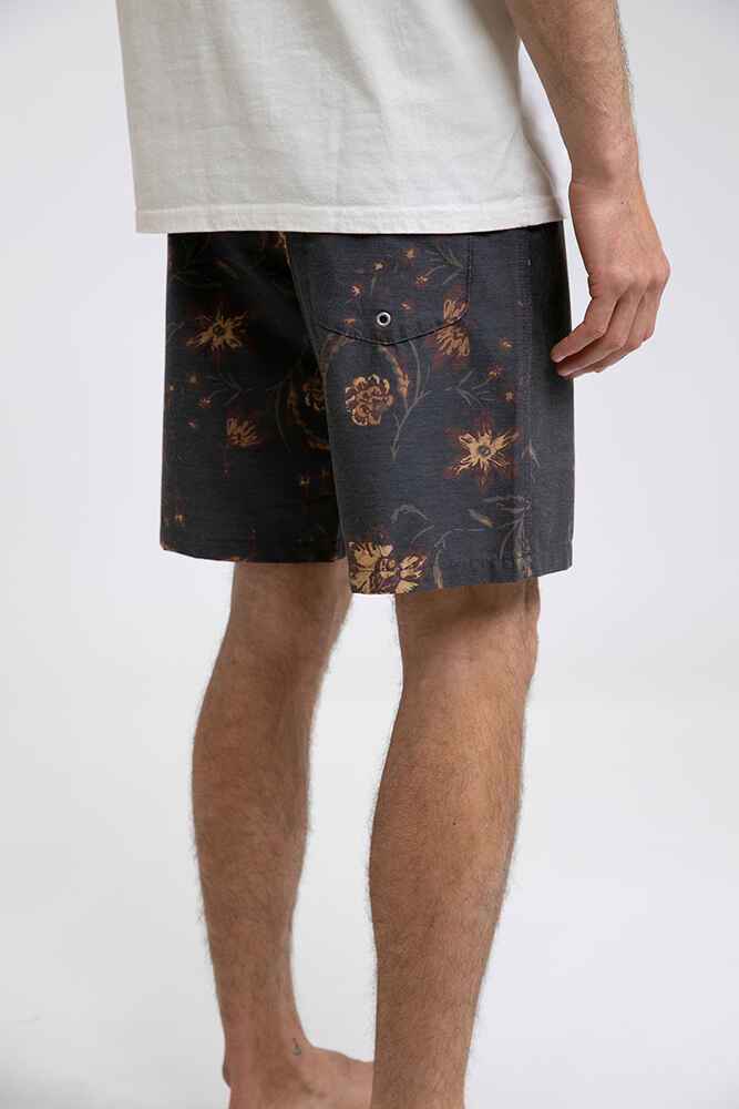 RHYTHM MENS BERMUDA TRUNK - BLACK - Mens-Bottoms : Sequence Surf Shop ...