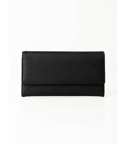RUSTY LADIES HARUKO WALLET - BLACK - Womens-Accessories : Sequence Surf ...