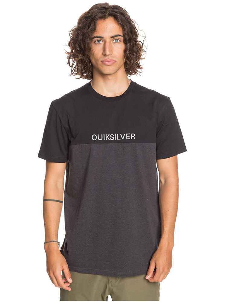 QUIKSILVER MENS QUIVER WATER TEE - BLACK - Mens-Tops : Sequence Surf ...