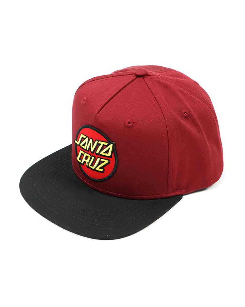 SANTA CRUZ CLASSIC PATCH SNAPBACK CAP - RUST - - SANTA CRUZ SK8 S20