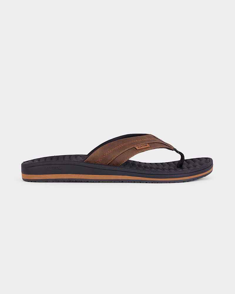 KUSTOM QUEST JANDAL - CHOC - Footwear-Mens Jandals : Sequence Surf Shop ...
