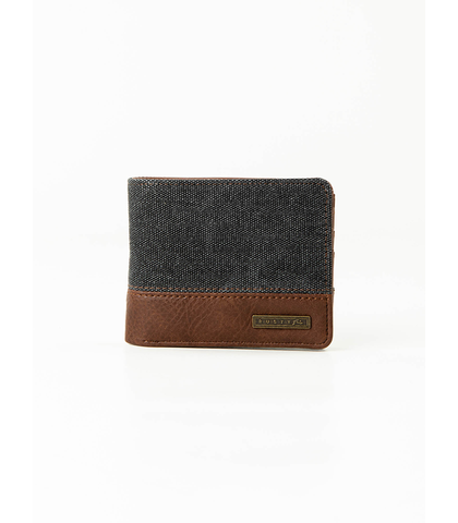 RUSTY MENS YESTERDAY WALLET - BLACK - - RUSTY S20