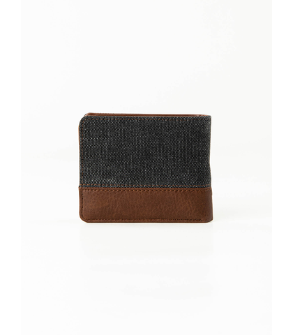 RUSTY MENS YESTERDAY WALLET - BLACK - - RUSTY S20