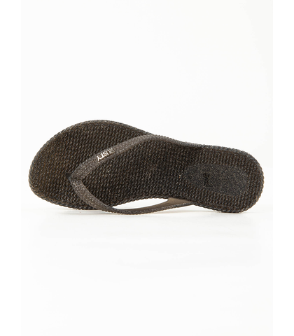 RUSTY LADIES BLINGIN JANDAL - BLACK GLITTER - Footwear-Womens Jandals ...