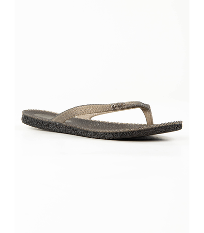 RUSTY LADIES BLINGIN JANDAL - BLACK GLITTER - Footwear-Womens Jandals ...