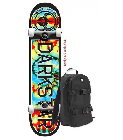 DARKSTAR COMPLETE SKATEBOARD - TIMEWORKS MULTI TIE DYE 7.75'' - Skate ...