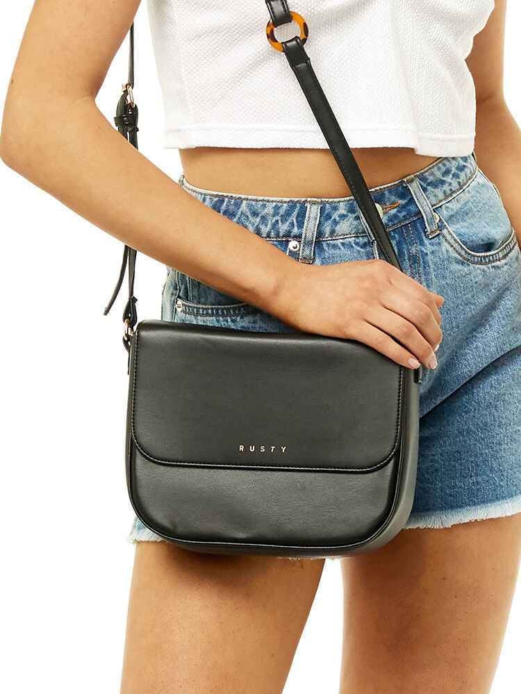 RUSTY LADIES BEVERLY CROSSBODY BAG - BLACK - Womens-Accessories ...
