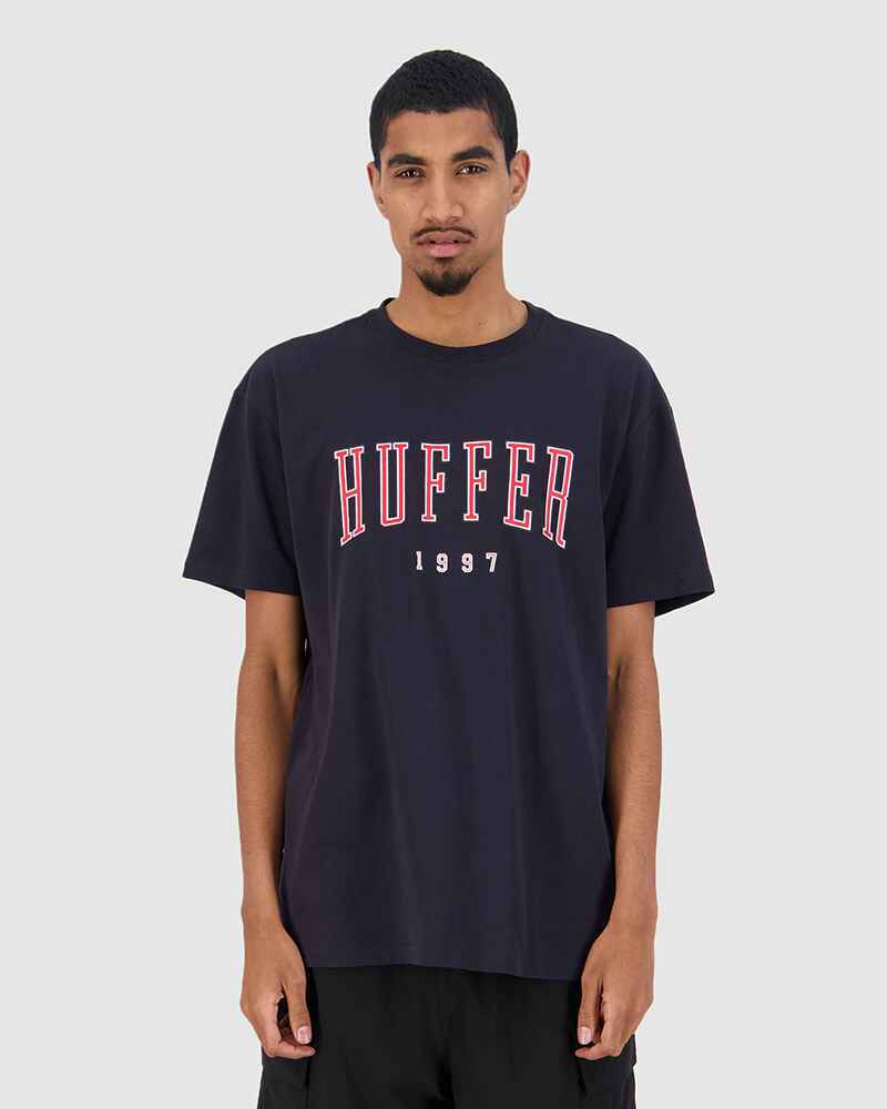 HUFFER MENS SUP TEE - ECHO - NAVY - Mens-Tops : Sequence Surf Shop ...