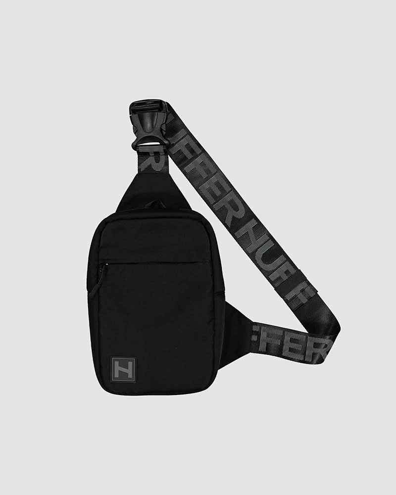 HUFFER CROSS BODY BAG / LARGE - BLACK - - HUFFER W21