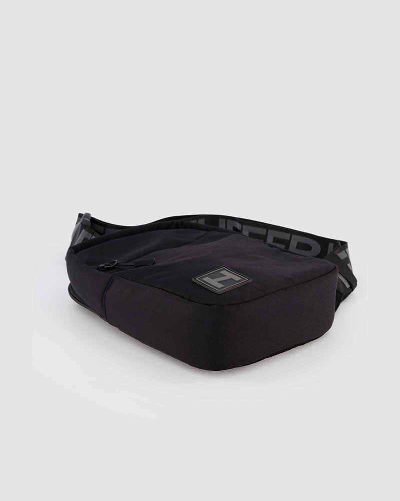 HUFFER CROSS BODY BAG / LARGE - BLACK - - HUFFER W21