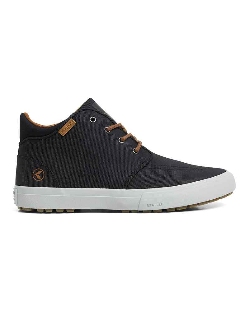 KUSTOM HOTHAM SHOE - BLACK TOUGH - Footwear-Shoes : Sequence Surf Shop ...