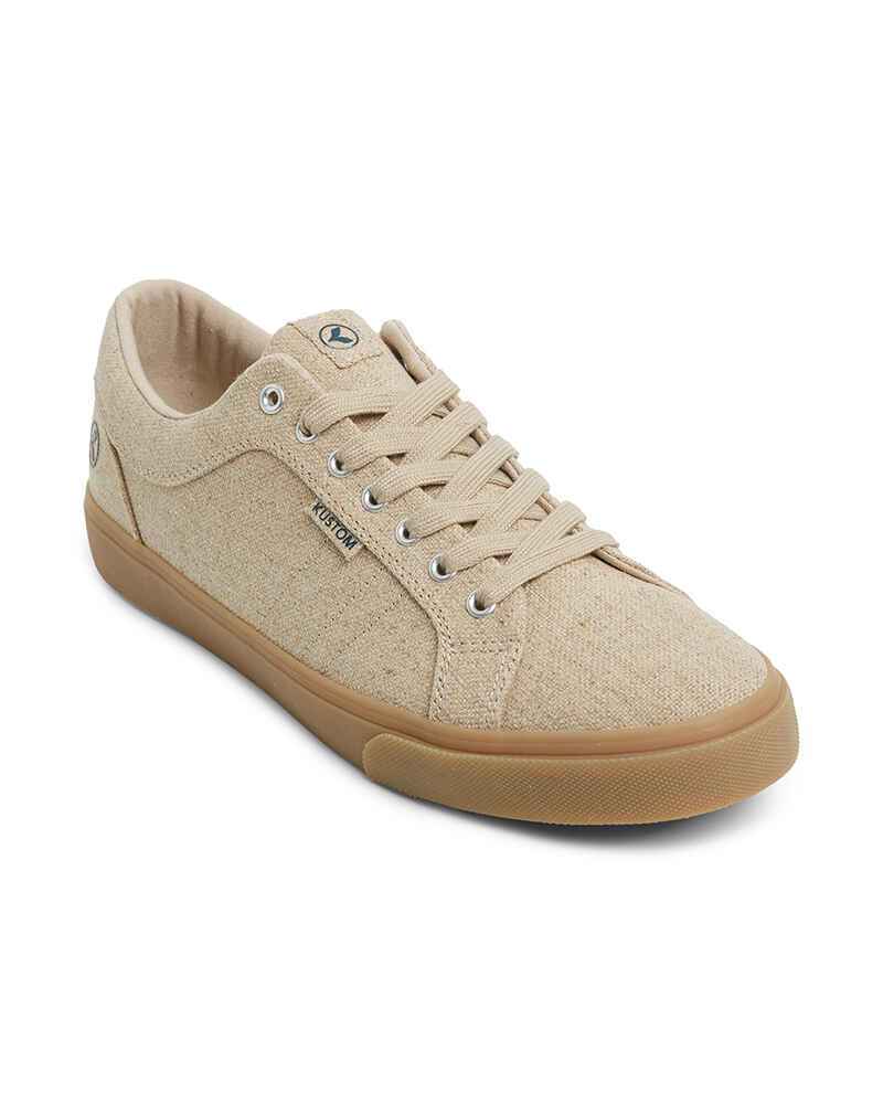 KUSTOM FINETIME CLASSIC HEMP SHOE - NATURAL - Footwear-Shoes : Sequence ...