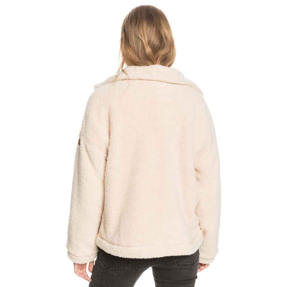 ROXY WILD OCEAN LADIES FLEECE JACKET- TAPIOCA - Womens-Top : Sequence ...