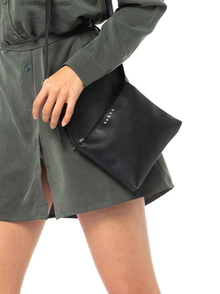RUSTY LADIES LOLA SIDE BAG - BLACK - Womens-Accessories : Sequence Surf ...