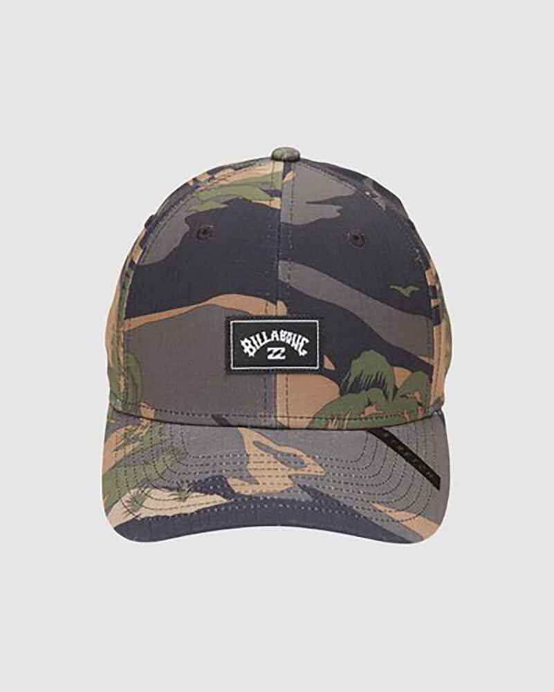 BILLABNG MENS SURFTREK STRETCH CAP - BLACK CAMO - - BILLABONG MENS W21