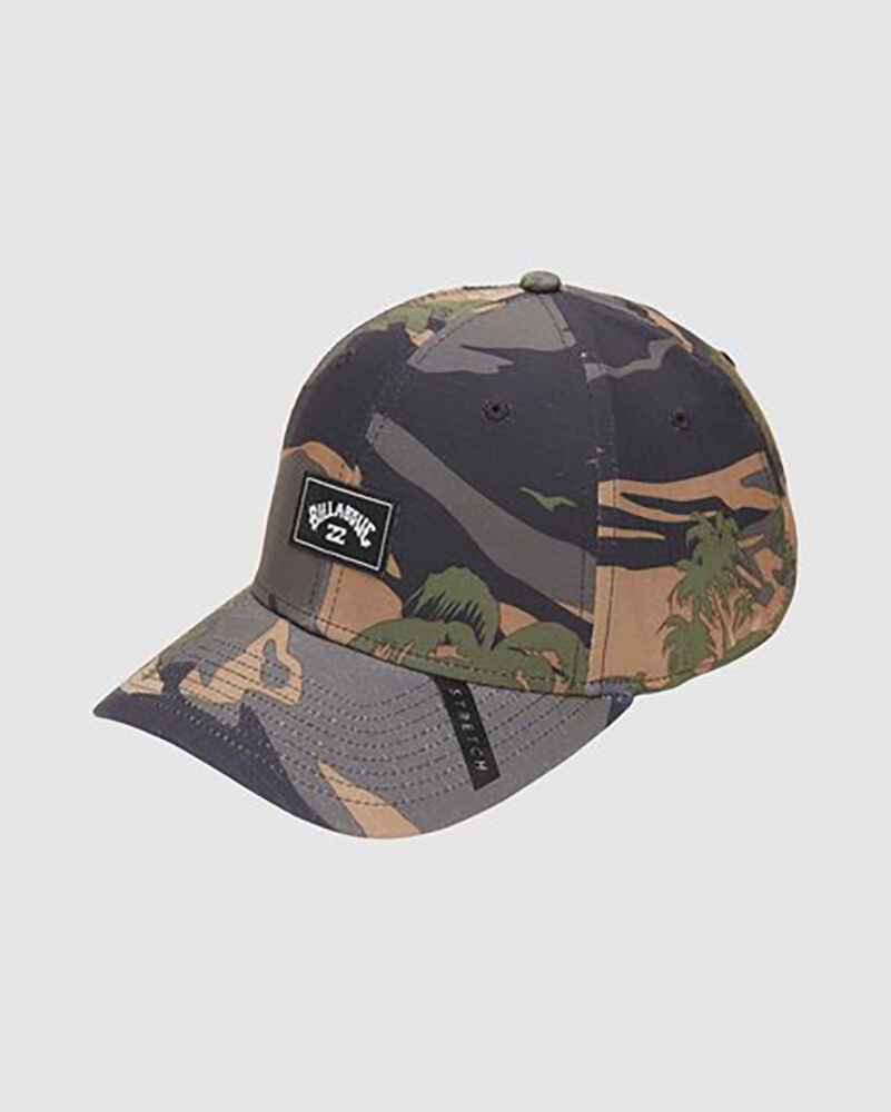 BILLABNG MENS SURFTREK STRETCH CAP - BLACK CAMO - - BILLABONG MENS W21