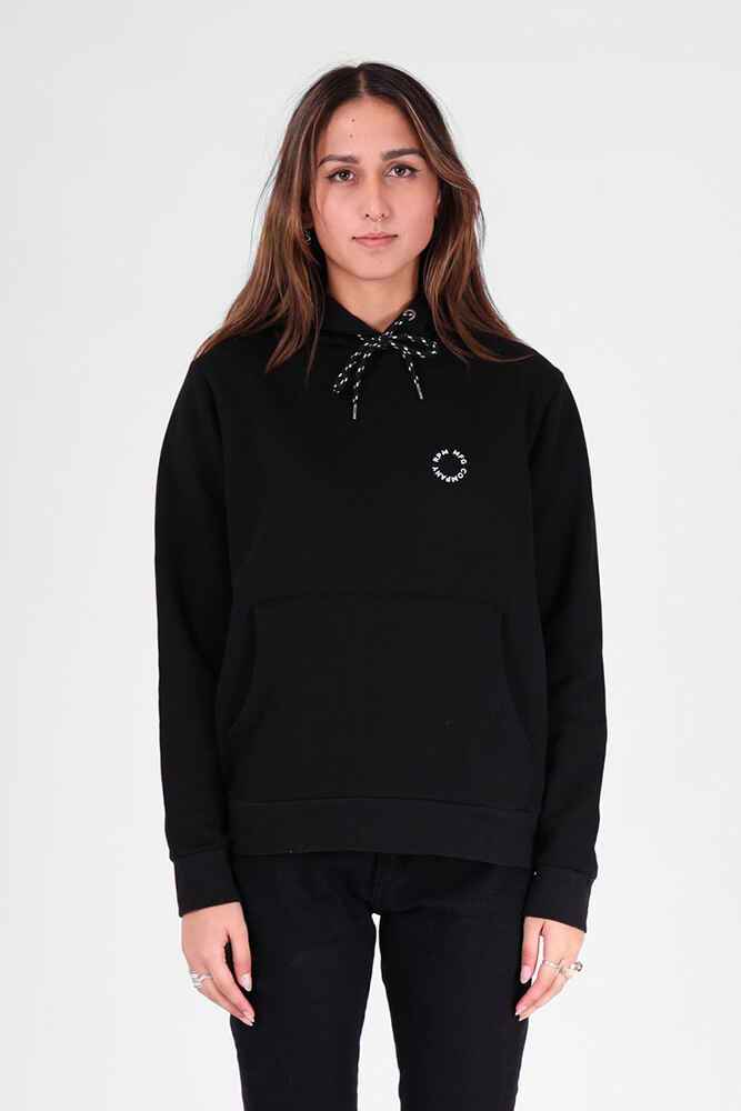 RPM LADIES ESSENTIAL HOOD - BLACK - Womens-Top : Sequence Surf Shop ...