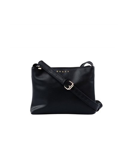 RUSTY LADIES GENESIS SIDE BAG - BLACK - Womens-Accessories : Sequence ...