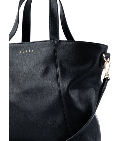 RUSTY LADIES GENESIS TOTE BAG - BLACK - Womens-Accessories : Sequence ...