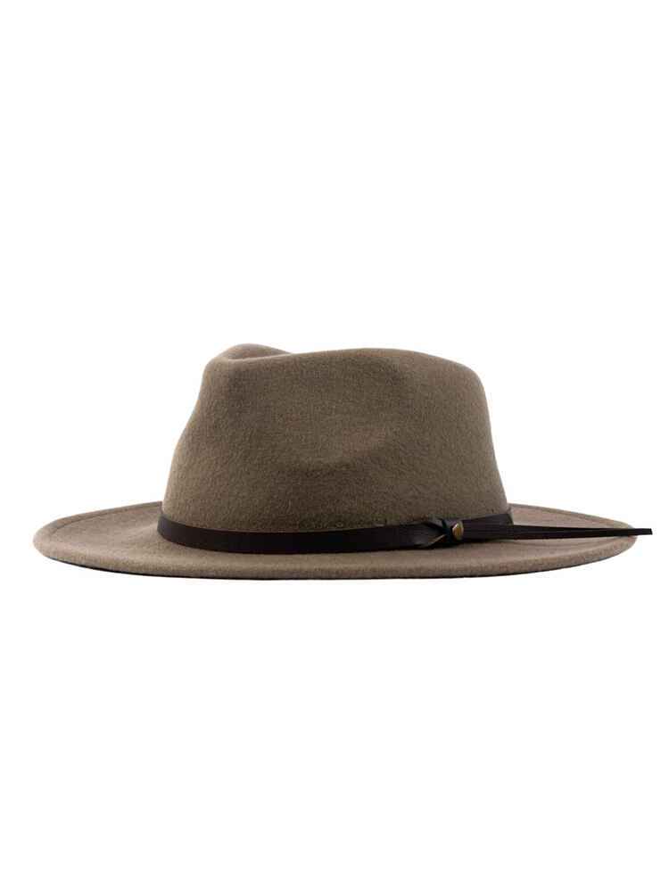 RUSTY MENS NED FELT HAT - PORTOBELLO - - RUSTY S21