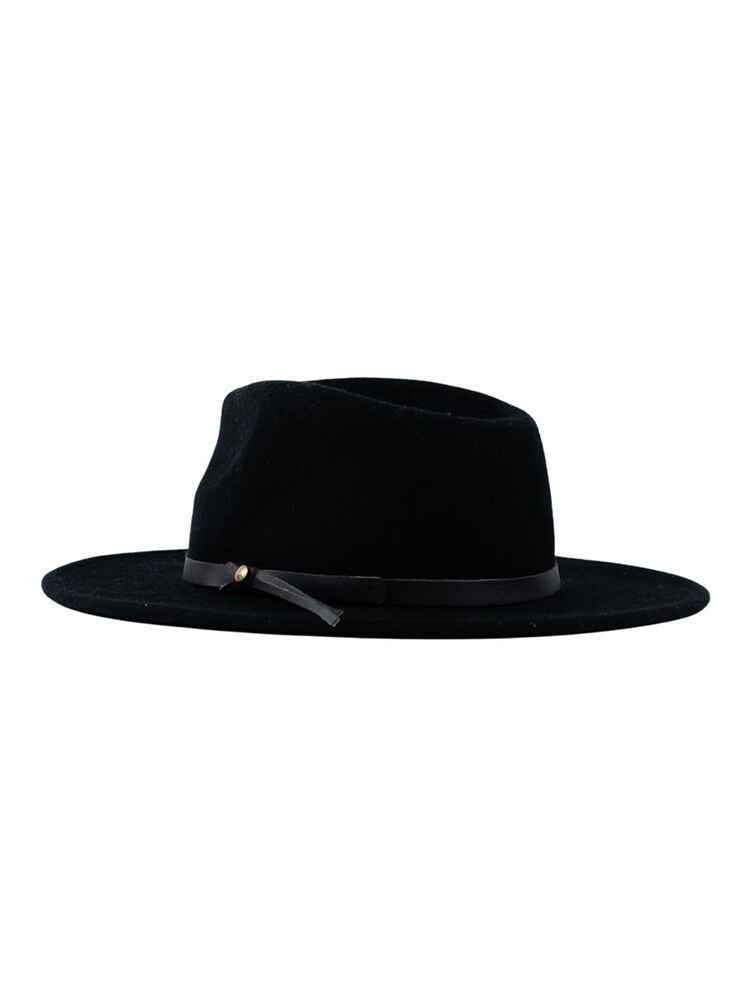 RUSTY MENS NED FELT HAT - BLACK - - RUSTY S21