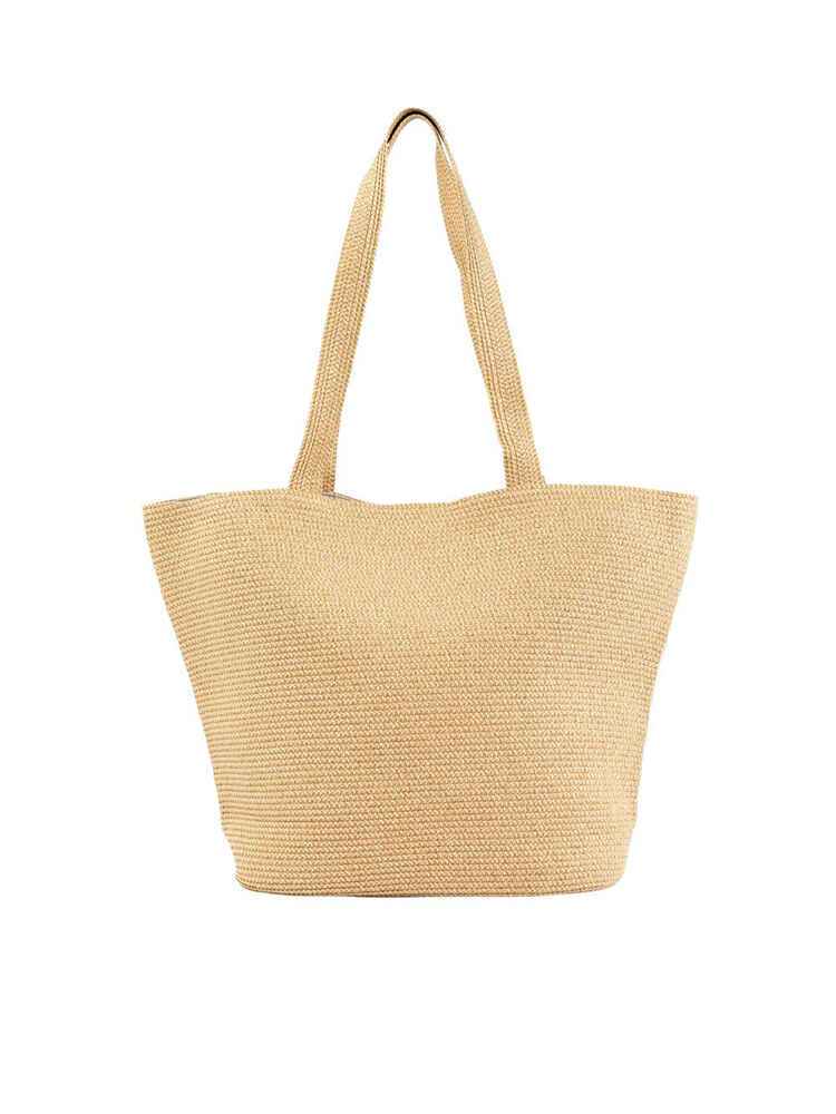 RUSTY LADIES GISELE STRAW BEACH BAG - NATURAL CARAMEL - Womens ...