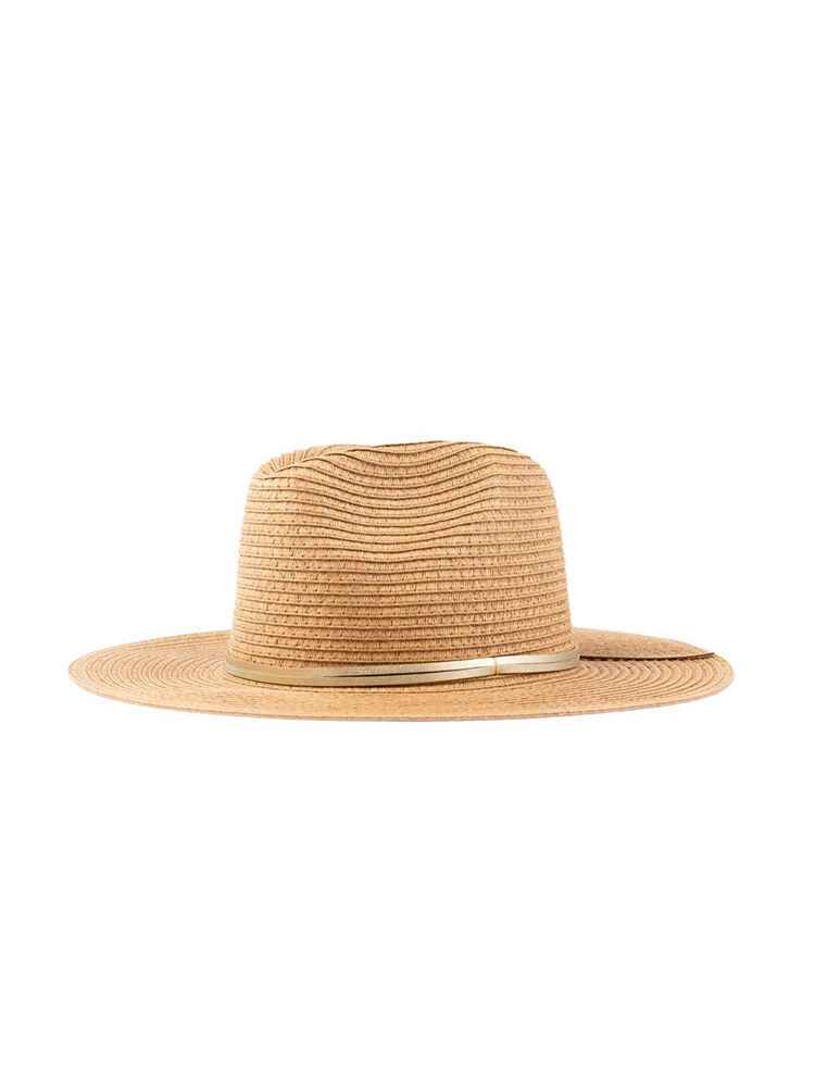 RUSTY LADIES GISELE STRAW HAT - CARAMEL - Womens-Accessories : Sequence ...