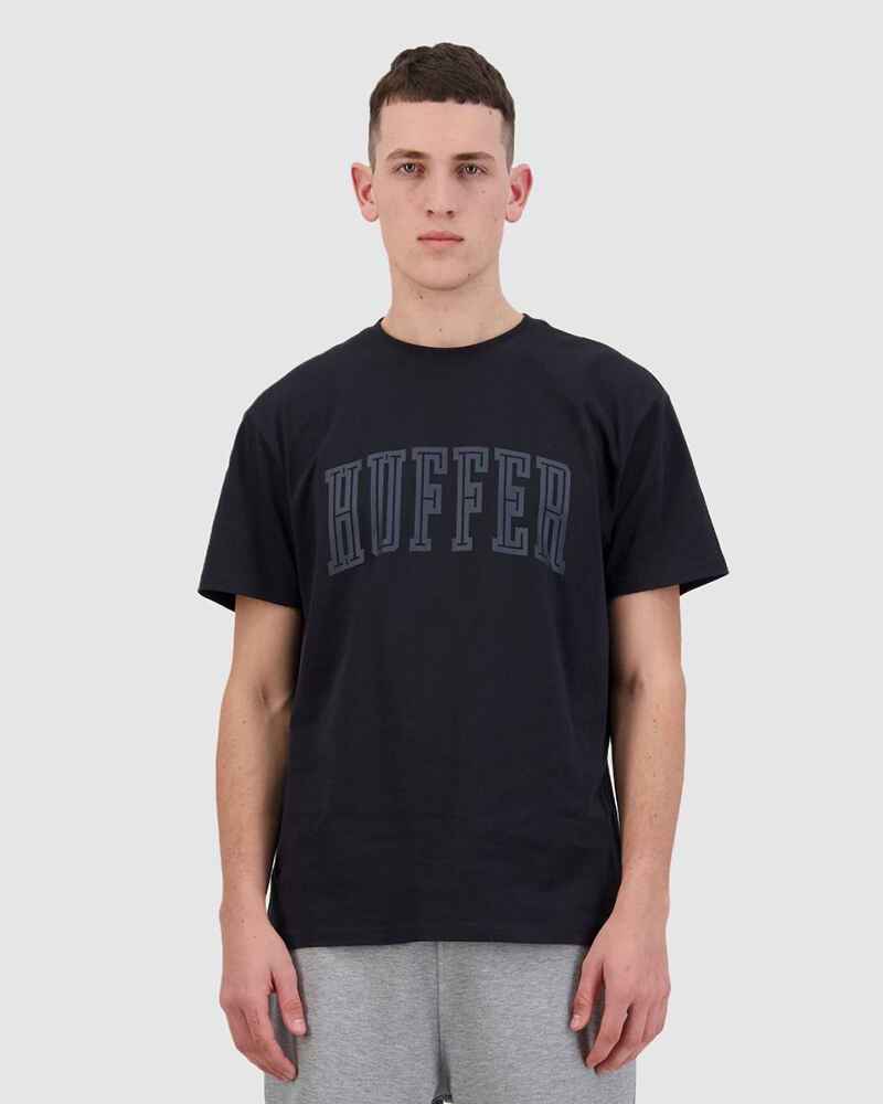 HUFFER MENS SUP TEE - MONO - NAVY - Mens-Tops : Sequence Surf Shop ...