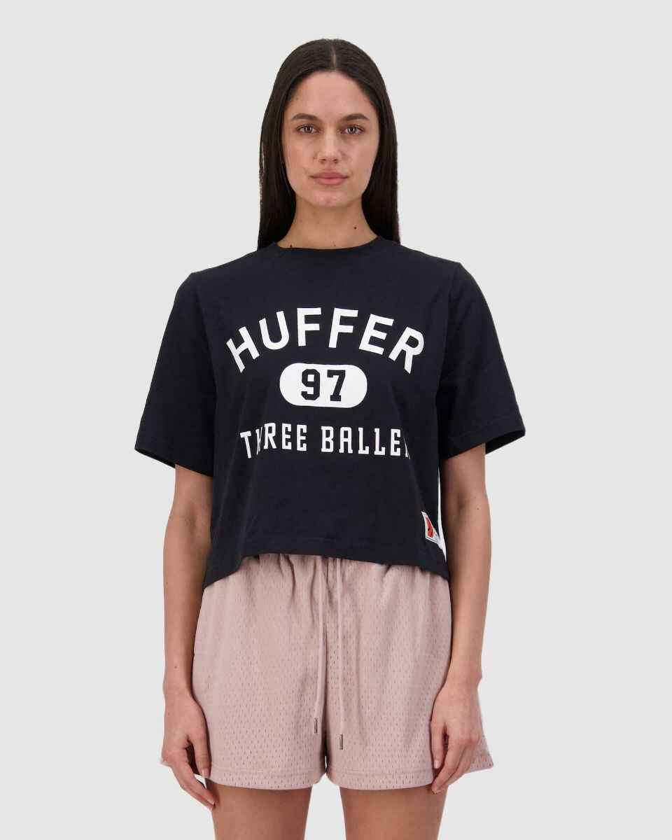 HUFFER LADIES 3 BALLER CHLOE TEE - NAVY - Womens-Top : Sequence Surf ...