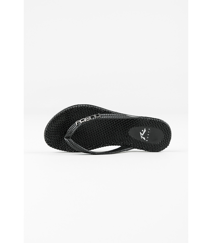 RUSTY LADIES FLIPPIN JANDAL - BLACK/SILVER - Footwear-Womens Jandals ...