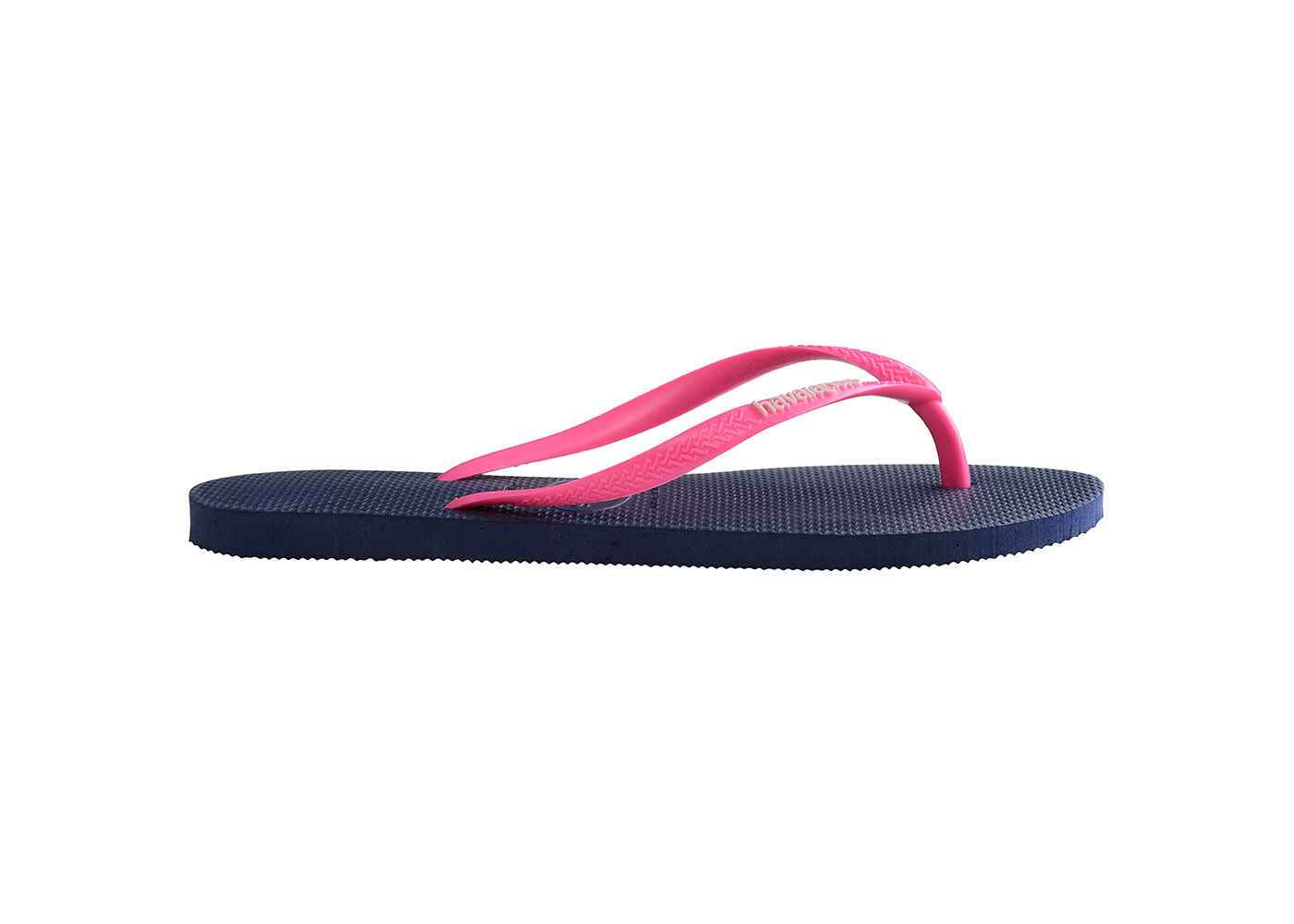HAVAIANAS SLIM LOGO POP UP JANDAL - MARINE / WONDER - Footwear-Womens ...