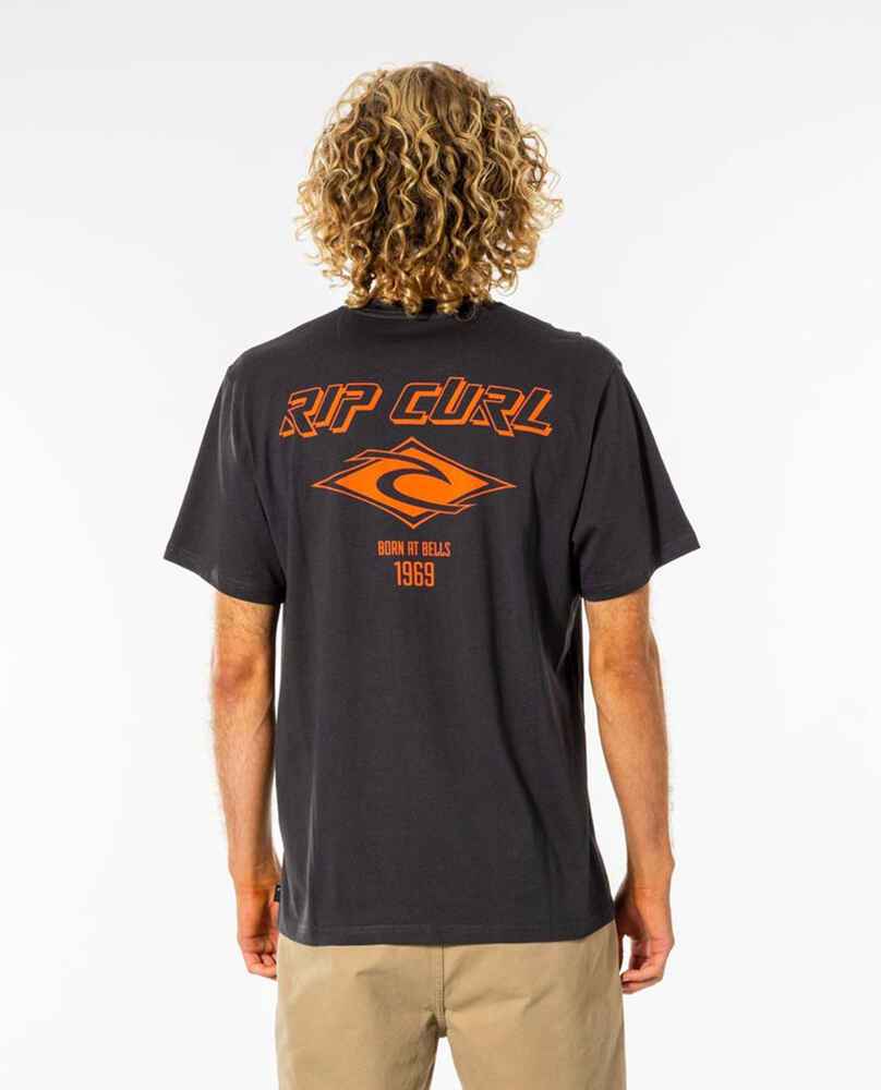 RIPCURL MENS FADE OUT ICON TEE - WASHED BLACK - Mens-Tops : Sequence ...