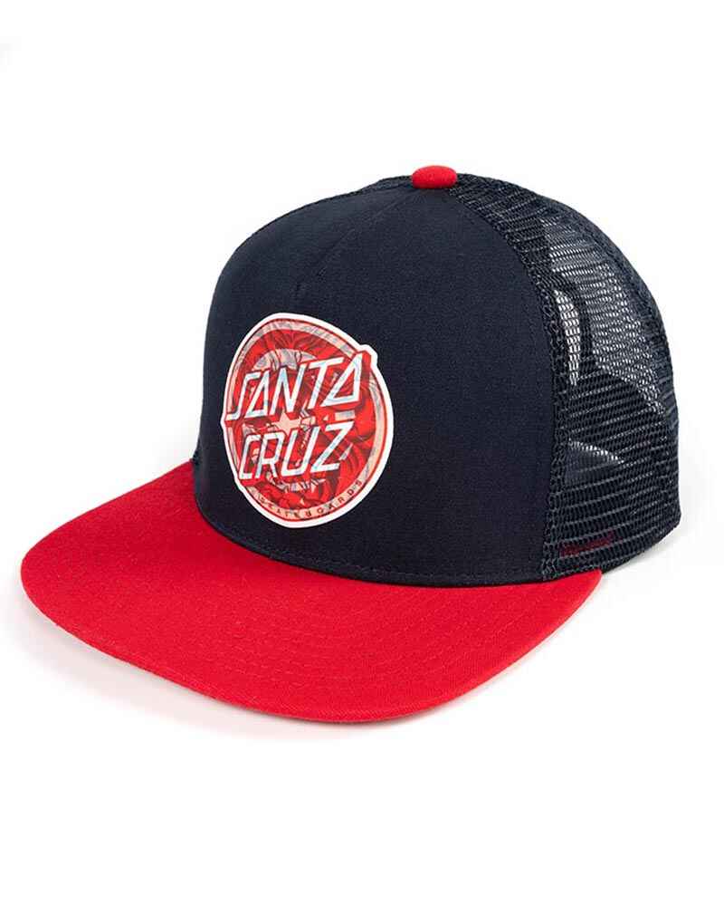 SANTA CRUZ DECODER ROSKOPP TRUCKER CAP - BLUE STEEL - - SANTA CRUZ SK8 S21