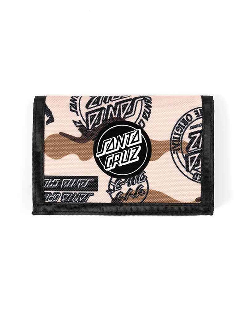 SANTA CRUZ REVERSE DOT VELCRO WALLET - FIELD - - SANTA CRUZ SK8 S21